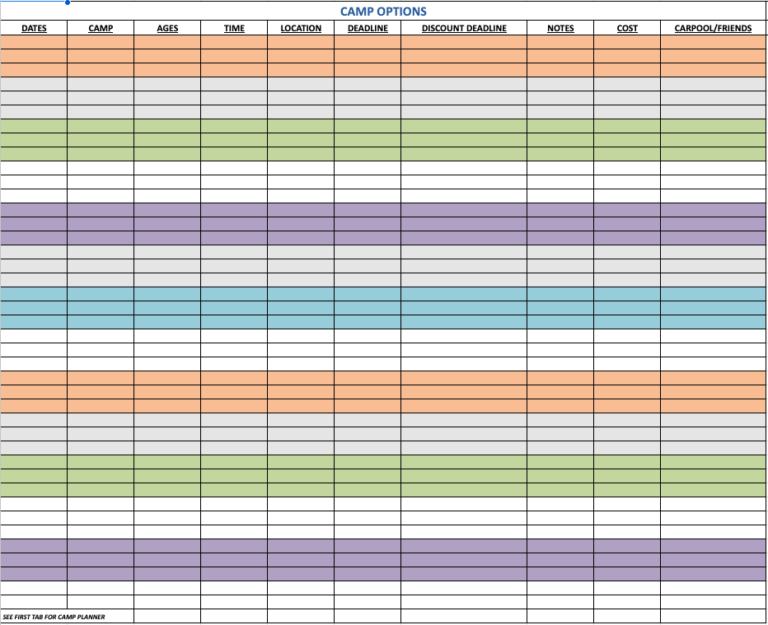Free Summer Camp Planner - PDX Parent